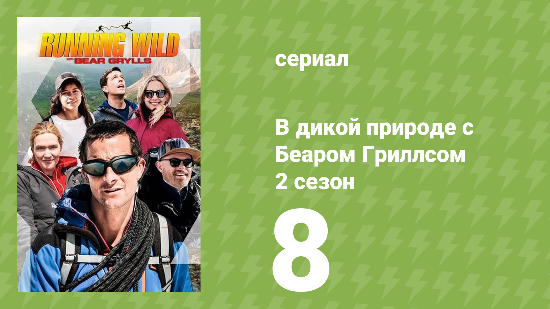 В дикой природе с Беаром Гриллсом 2 сезон 8 серия (реалити-шоу, 2014)