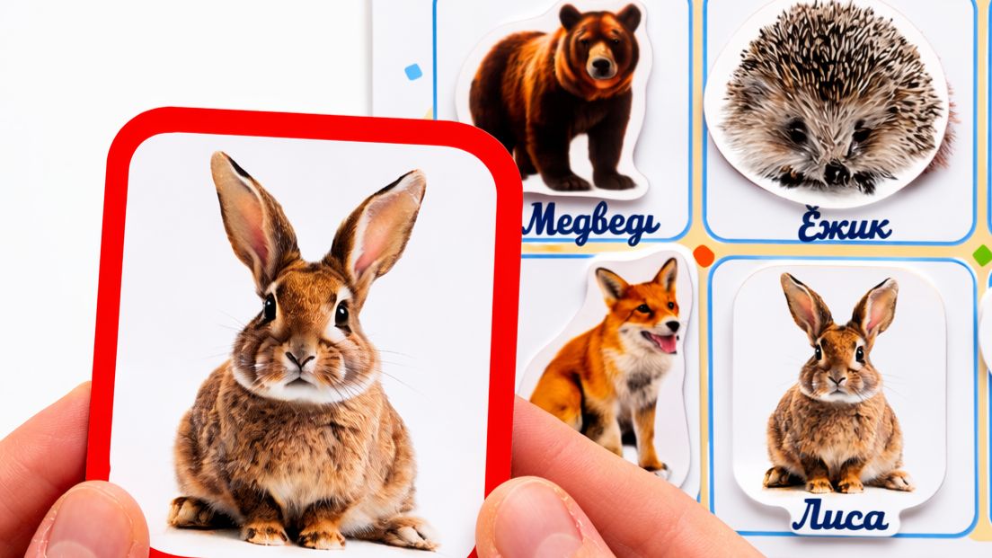 Лесные животные для детей 🦊 Учим животных | Развивающее видео для малышей