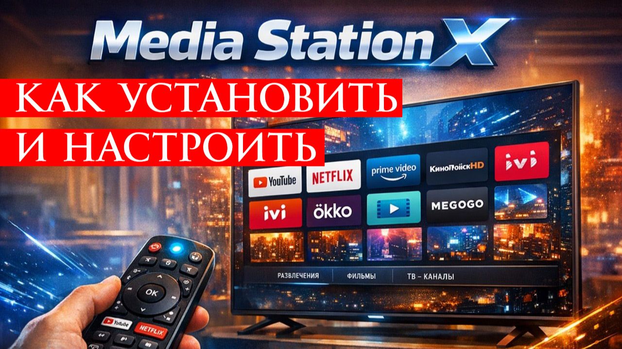 Как Установить Приложение Media Station X на ваш смарт телевизор