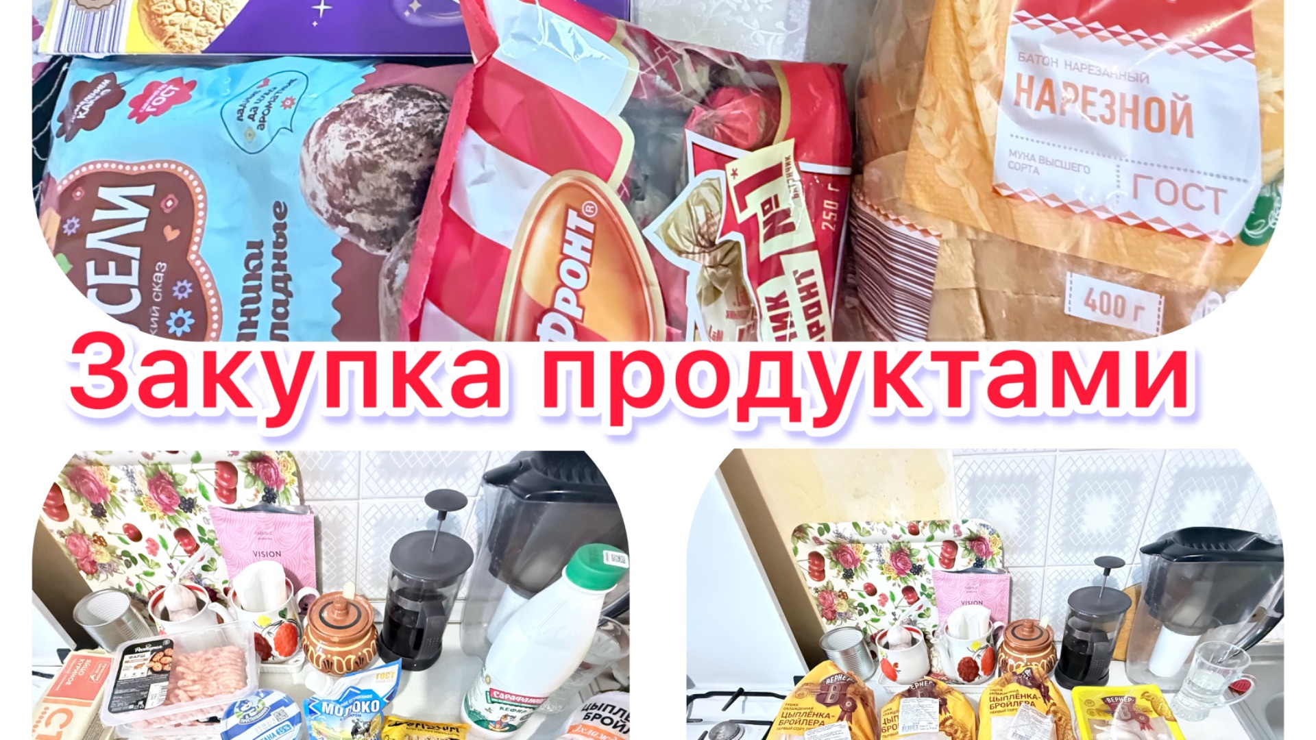 Продуктовая корзина.Насколько хватит продуктов-учет.
