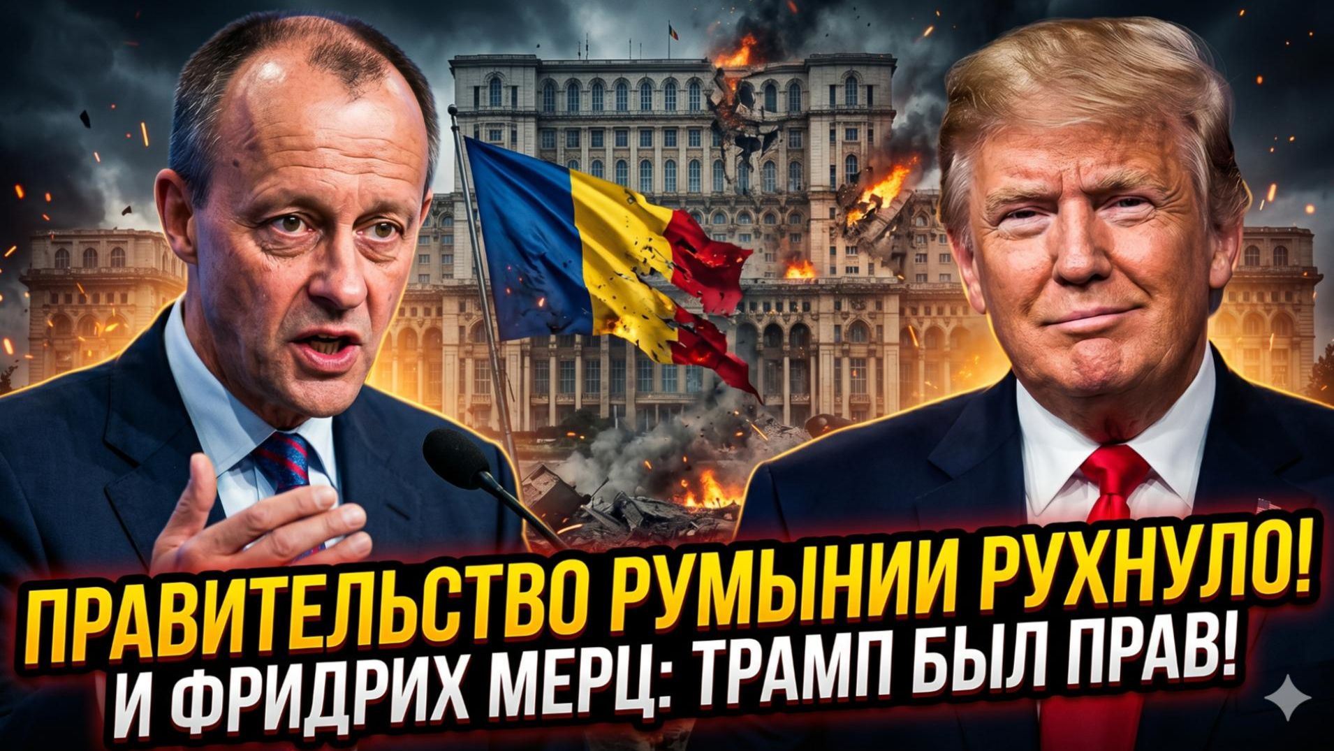 💥Себастиан Сас | Крах в Румынии и удар по ЕС: Мерц неожиданно признал правоту Трампа