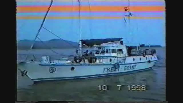 РЕТРО июль 1998 года яхта "FREZY GRANT" переход Хабаровск-Владивосток