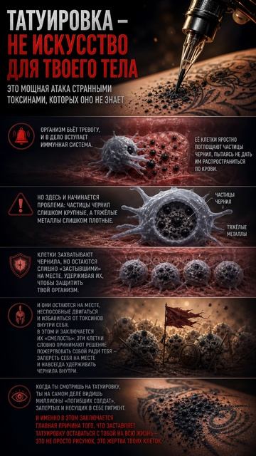 Массовое захоронение под вашей кожей! .. Ужасающая тайна татуировки 💉⚠️