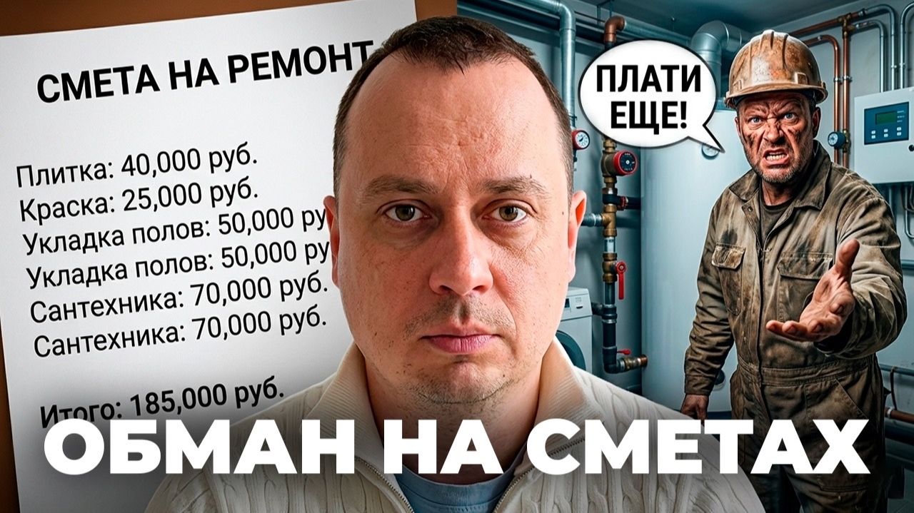 КАК СТРОИТЕЛИ ОБМАНЫВАЮТ ВАС? Схемы обмана в ремонте