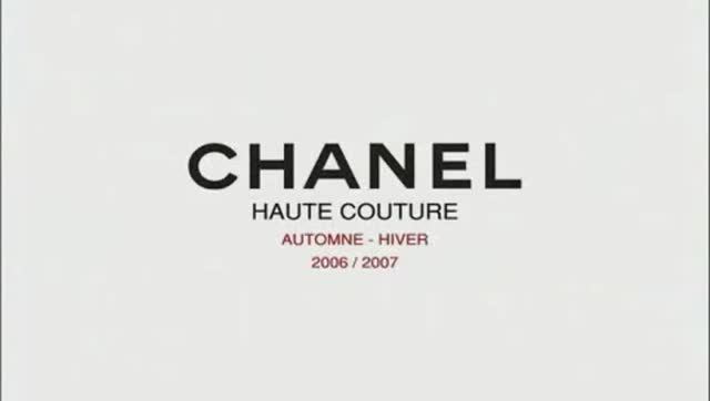 Показ женской коллекции Chanel осень-зима 2006-2007
