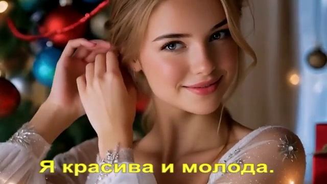 Я красива и молода.