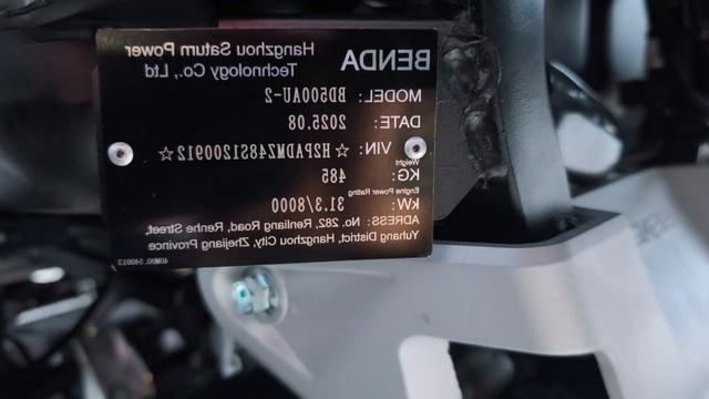 А вот и BENDA на V образном двигане