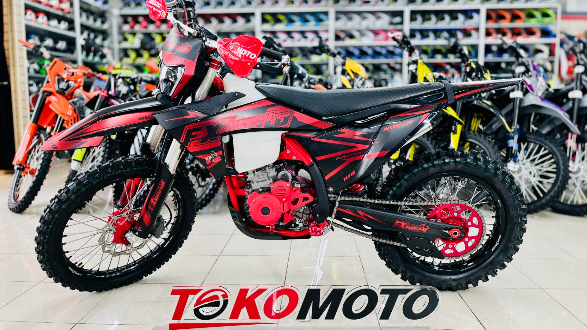 Мотоцикл эндуро FX MOTO K10 NB300 красный