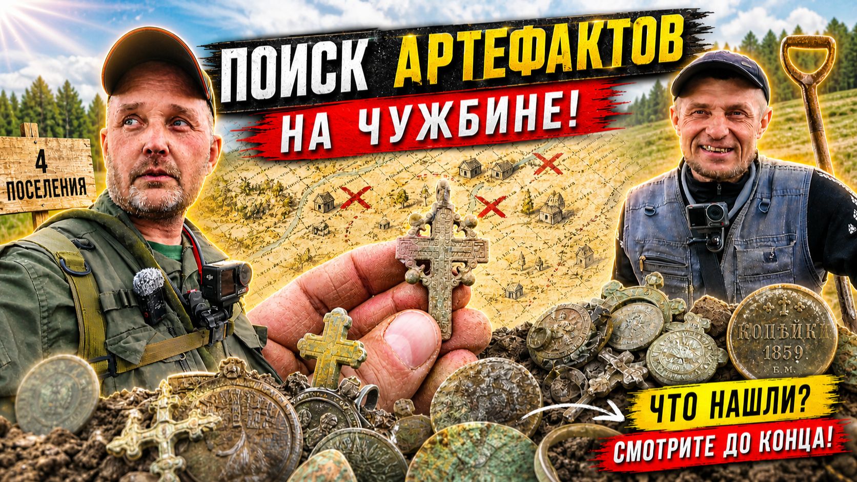 ПРОВЕРИЛИ 4 ИСЧЕЗНУВШИЕ ДЕРЕВНИ — СТАРИННЫЕ НАХОДКИ УДИВИЛИ