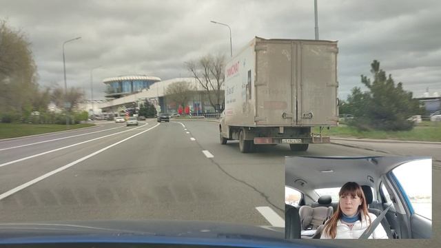 Вождение в реальных условиях: поездка с Ариной по трём продольным. С Ворошиловского р-на по Нулевой