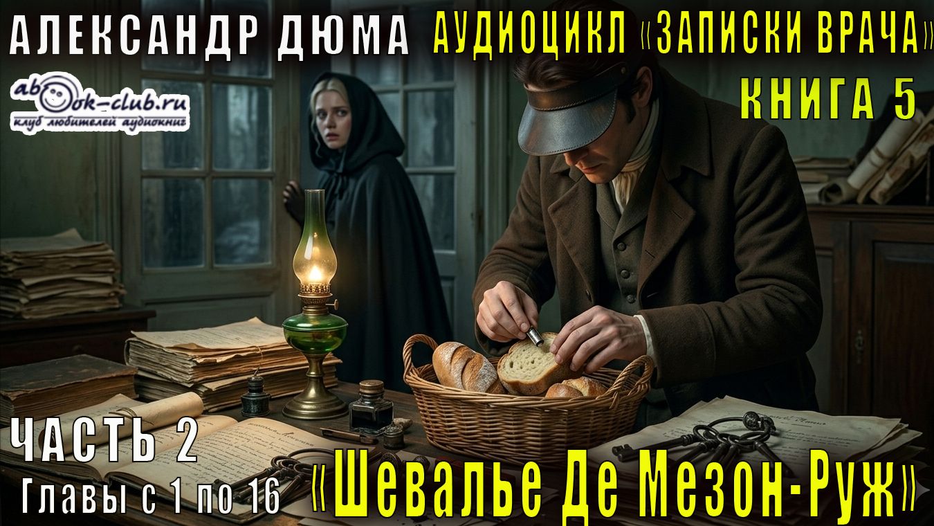 Александр Дюма "Записки врача" книга 5 "Шевалье де Мезон-Руж" часть 2 главы с 1 по 16