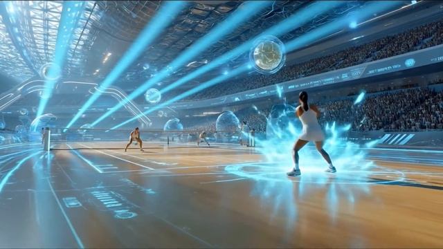Футуристический дип‑хаус 4K атмосфера научной фантастики