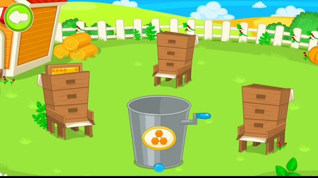 Детская ферма. Развивающая игра.