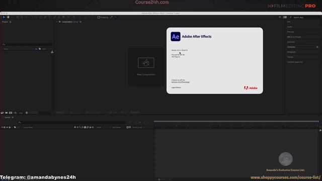 3 - Launching After Effects