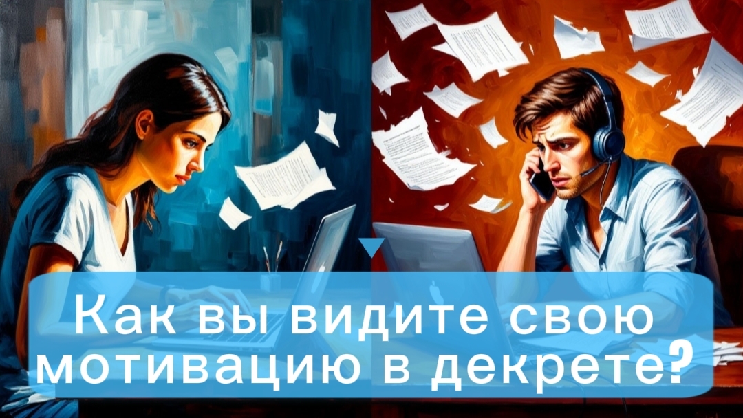 Как вы видите свою мотивацию во время декрета?