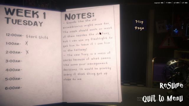 FNAF Rewritten 87 2 НОЧЬ