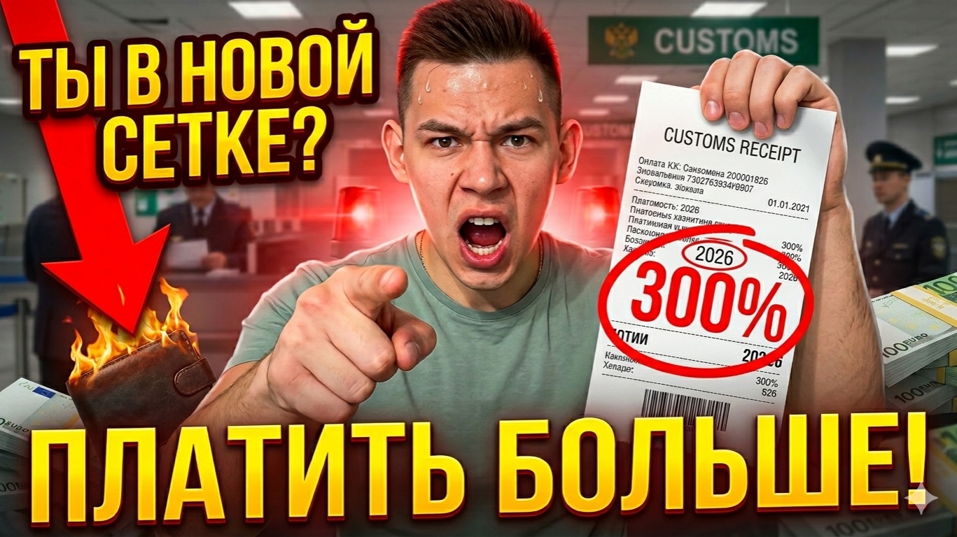 Таможенный СБОРЫ 2026: Новая сетка - кто заплатит больше