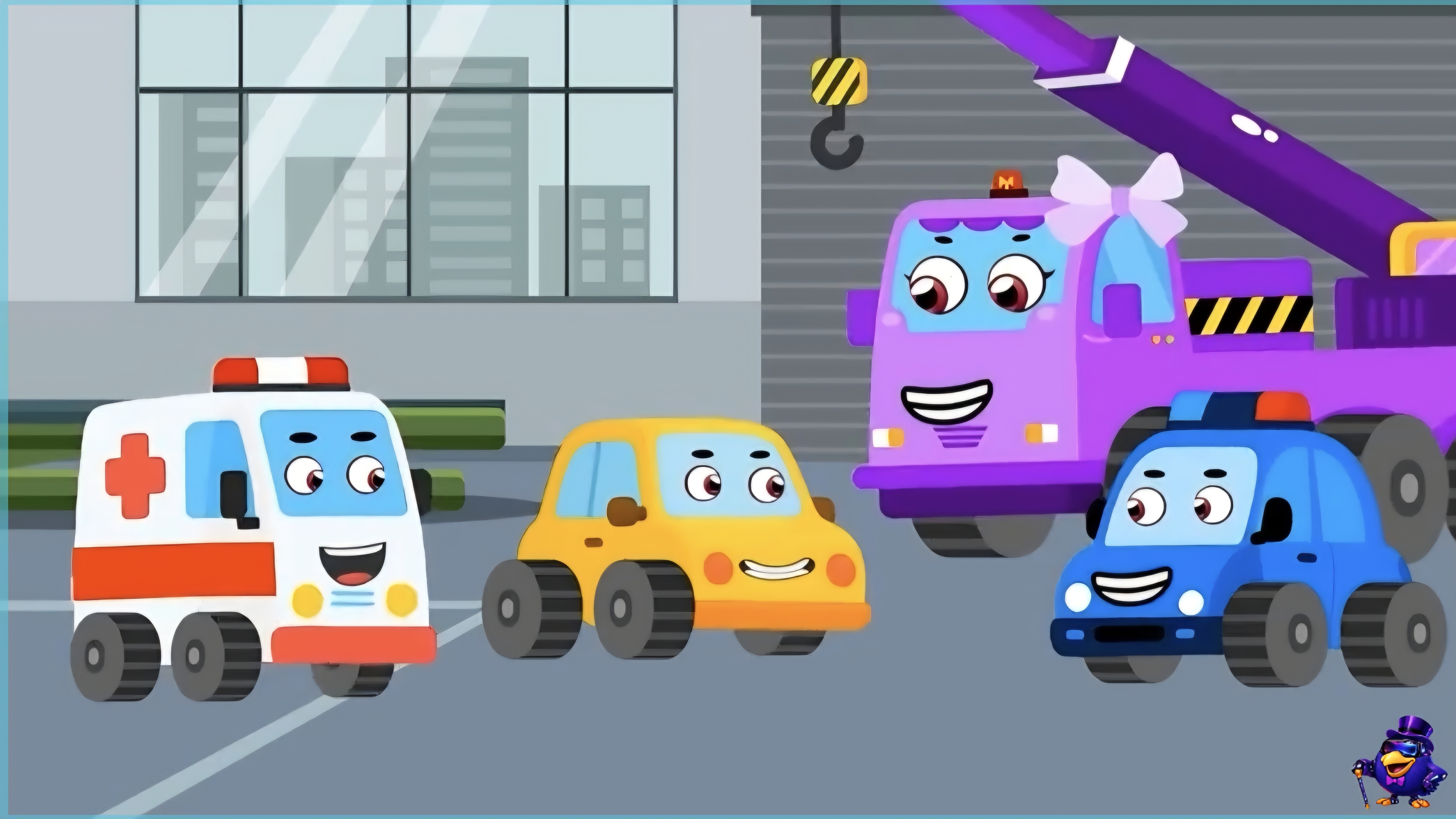 МУЛЬТИК ДЛЯ ДЕТЕЙ. 🚓🚒🚑 ВЕСЁЛЫЕ МАШИНКИ.  МУЛЬТФИЛЬМЫ ДЛЯ ДЕВОЧЕК И МАЛЬЧИКОВ.