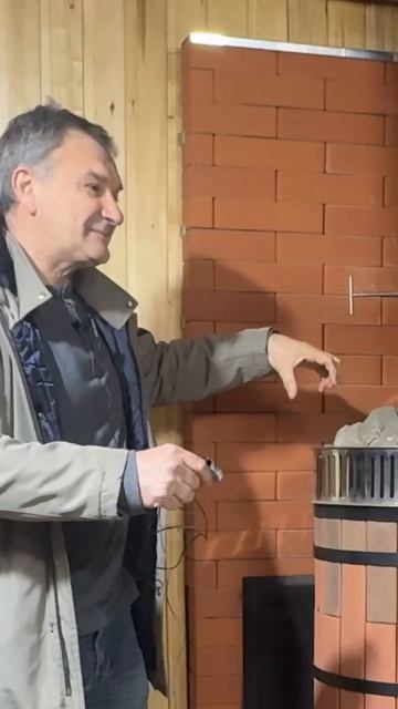 Маленькая банная кирпичная печь