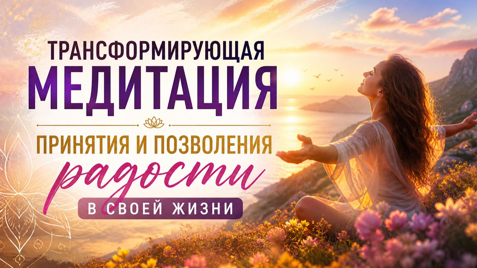 Трансформирующая медитация принятия и позволения радости в своей жизни