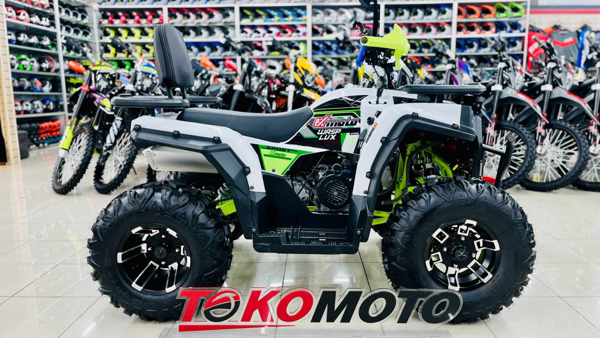 Комплект для сборки ATV WASP LUX-200 зеленый-белый