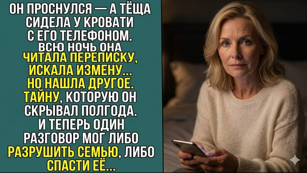 Истории из жизни «ТЁЩА ИСКАЛА ИЗМЕНУ НО УЗНАЛА ПРАВДУ, КОТОРУЮ ЛУЧШЕ НЕ ЗНАТЬ»  Слушать рассказы