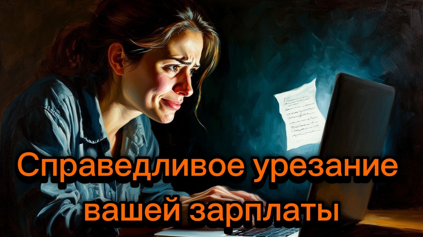 Справедливое урезание вашей зарплаты