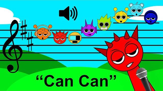 ИНКРЕДИБОКС СПРУНКИ: СПРУНКИ-НОТЫ ИСПОЛНЯЮТ КАН-КАН (КАВЕР)