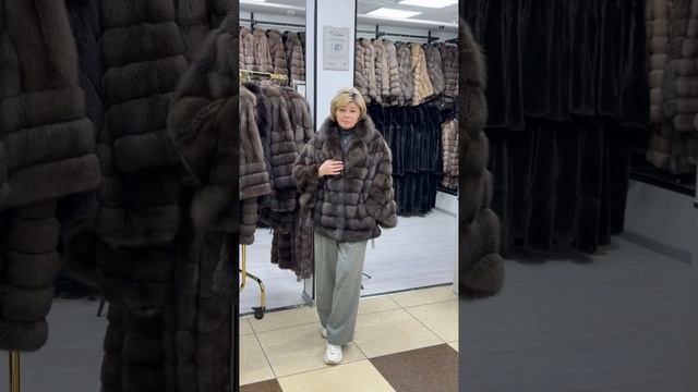 Новая коллекция шуб из баргузинского соболя.
