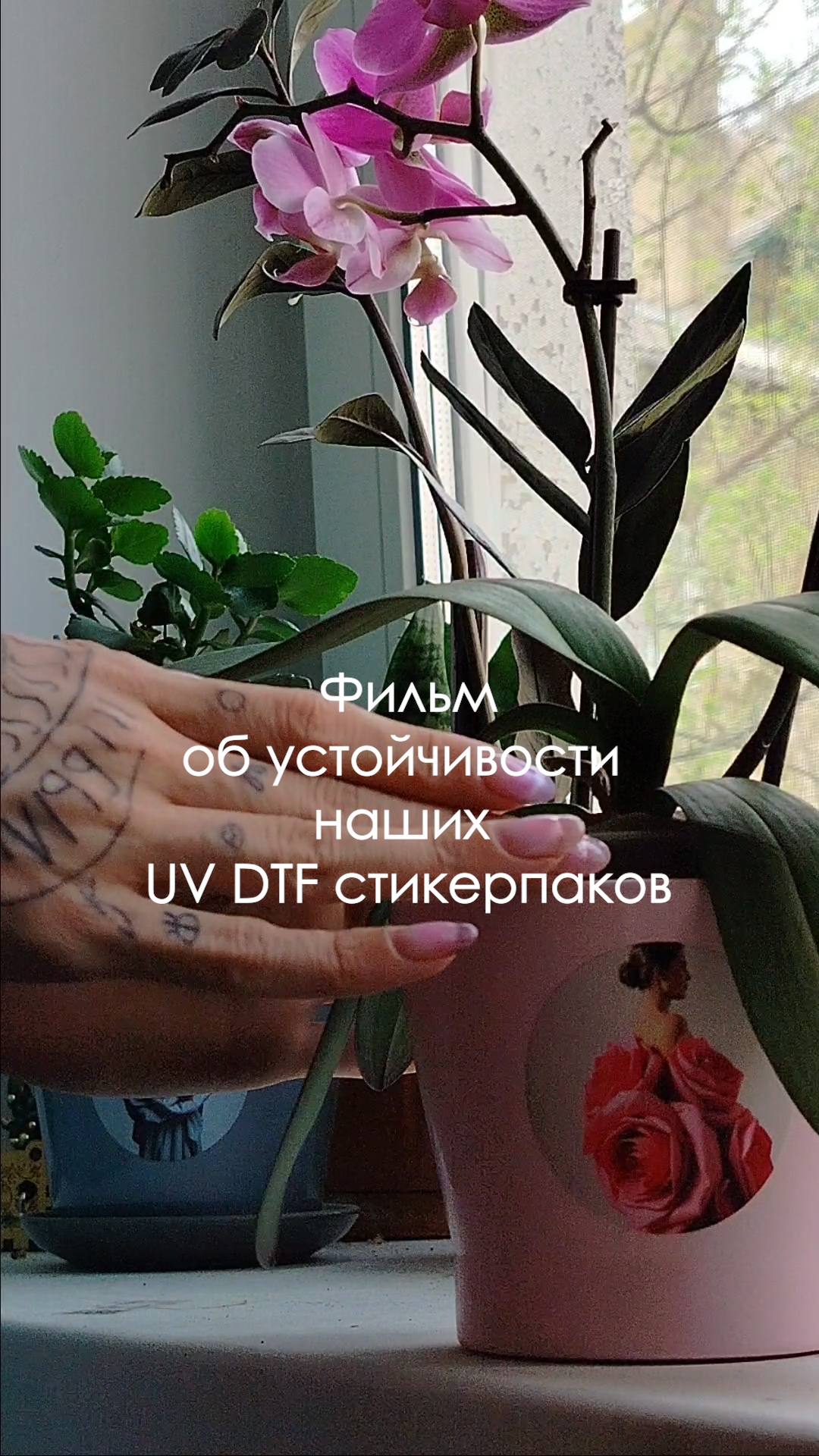 Проверяем наш UV DTF стикер