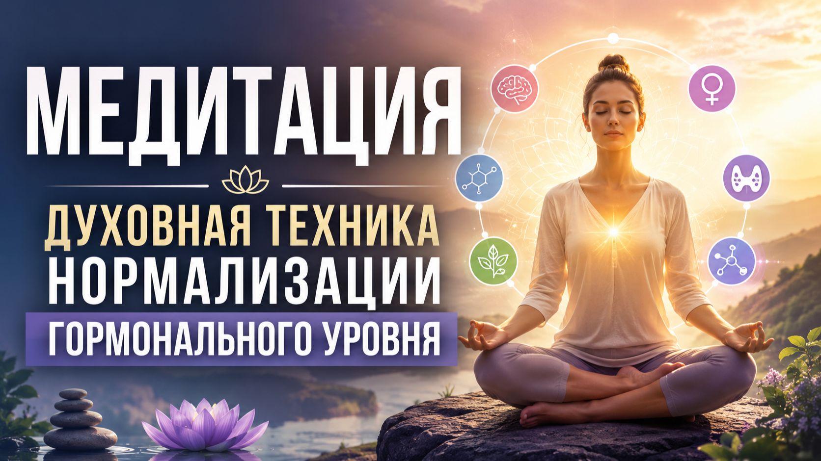 Медитация - духовная техника нормализации гормонального уровня