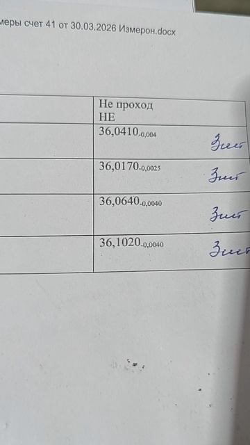 Шлифовка Калибров на 3У10
