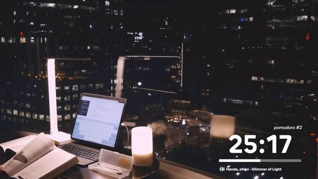 3-HOUR STUDY WITH ME 🎵 Calm Lo-Fi Music   Pomodoro 50-10   🌌 at Late Night [music ver.]