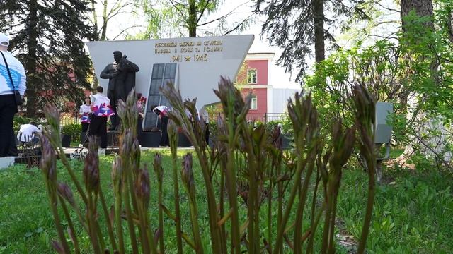 Волонтёры привели в порядок памятники в Ивантеевке