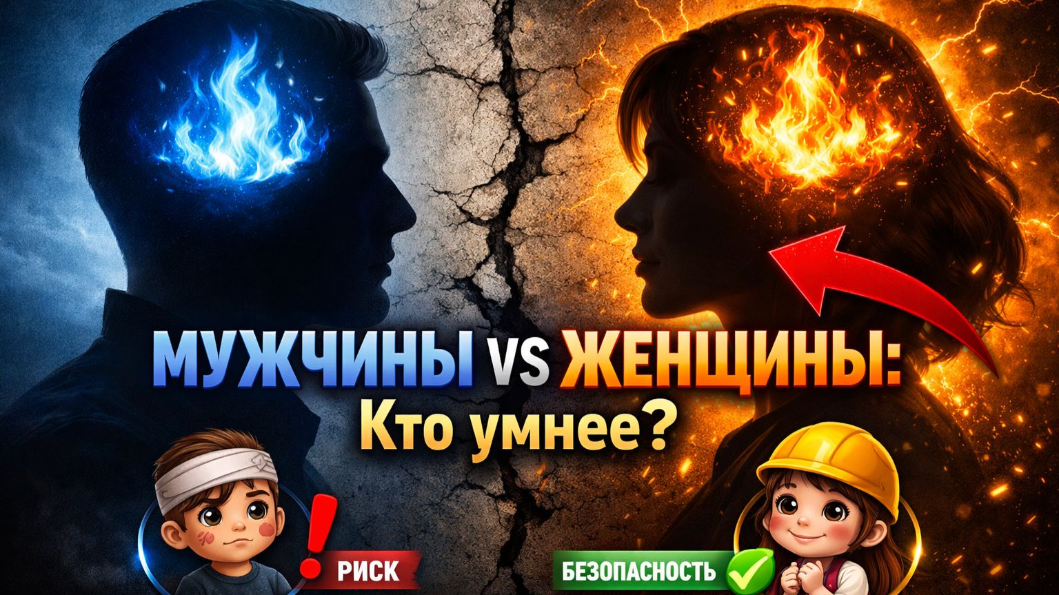 МУЖЧИНЫ VS ЖЕНЩИНЫ: Кто умнее? #психология