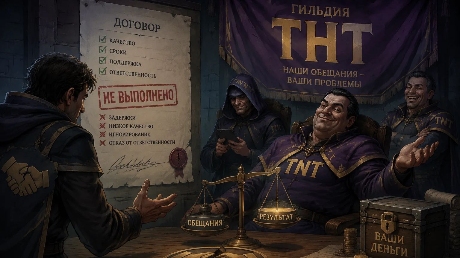 Гильдия ТNТ и их нутро.