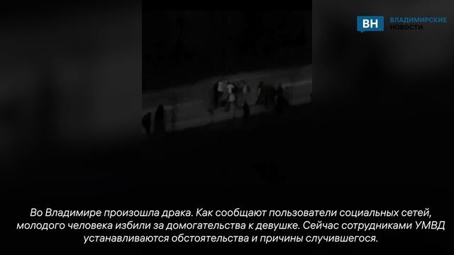 Во Владимире произошла массовая драка
