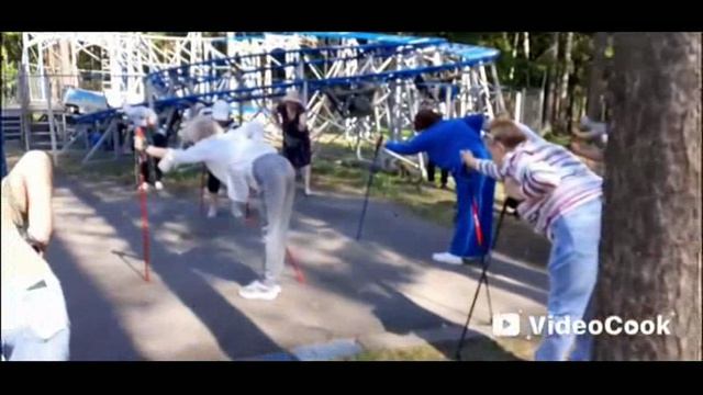 Занятия северной ходьбой с М.Моргуновой в парке "ХАРИНКА" г.Иваново  5.05.26 г.