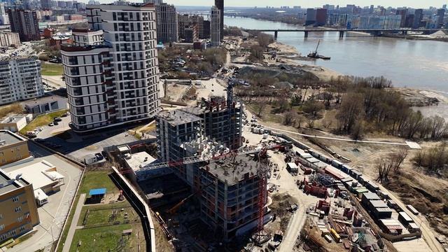 Квартал "Беринг" в Новосибирске - Ход строительства Апрель 2026