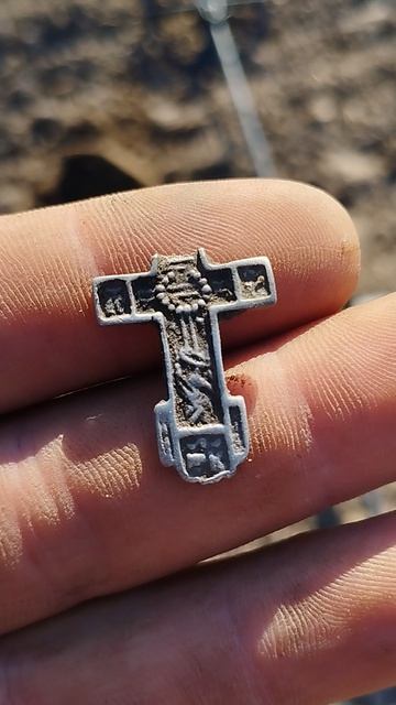 Килевидный крест из серебра 😓