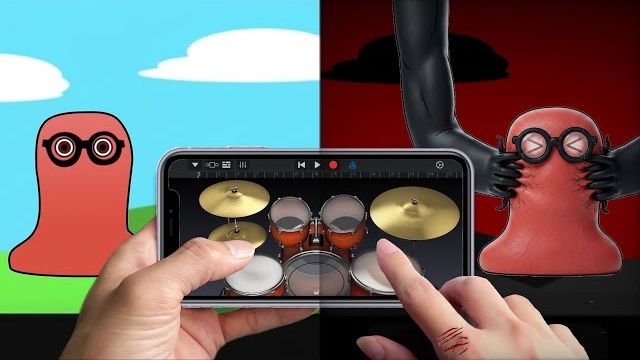 ЗВУК ПЕРСОНАЖА СПРУНКИ OC Slick Slime Sam (фазы 1 и 2) воссоздан в GarageBand 🥁🎻🎻