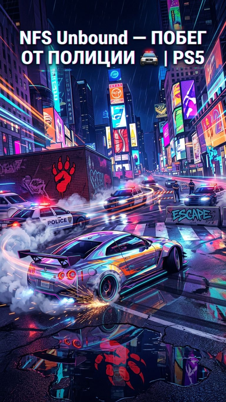 NFS Unbound — ЖЁСТКАЯ ПОГОНЯ  | PS5
