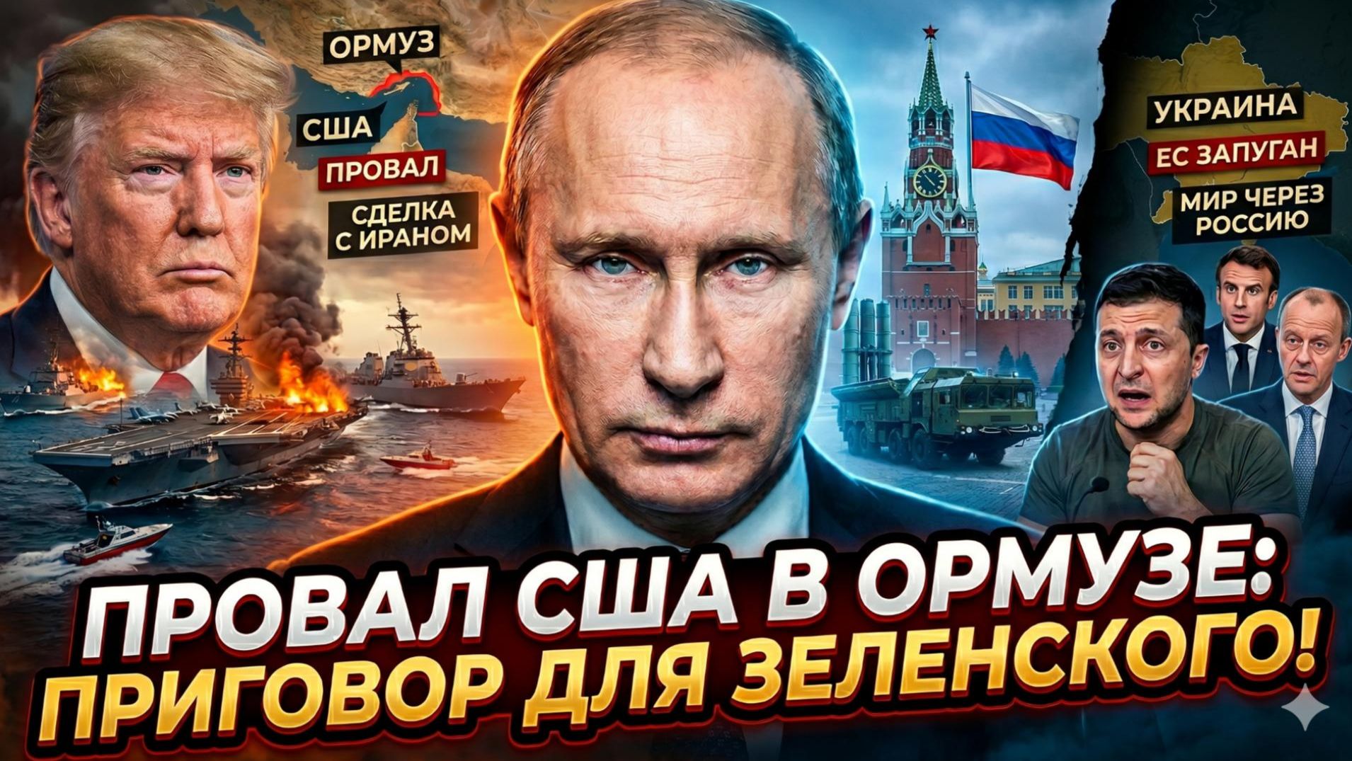 ⚡️Меркурис | ПОЗОР США В ОРМУЗЕ: умоляют Иран о сделке. Россия отшила Зеленского - ЕС в панике