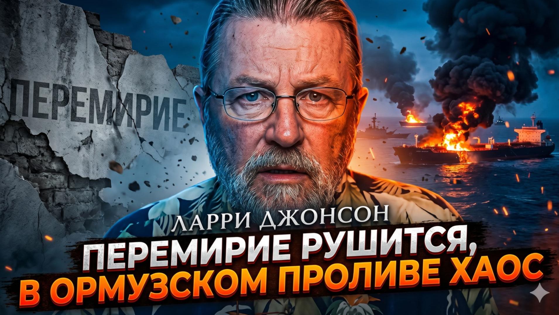 🚢 Ларри Джонсон | Крах перемирия! Хаос в Ормузском проливе разорвет Ближний Восток
