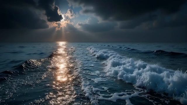 Coding Focus Music ~ Dark Ocean Waves for Productivity - Deep Work Music for Programmers