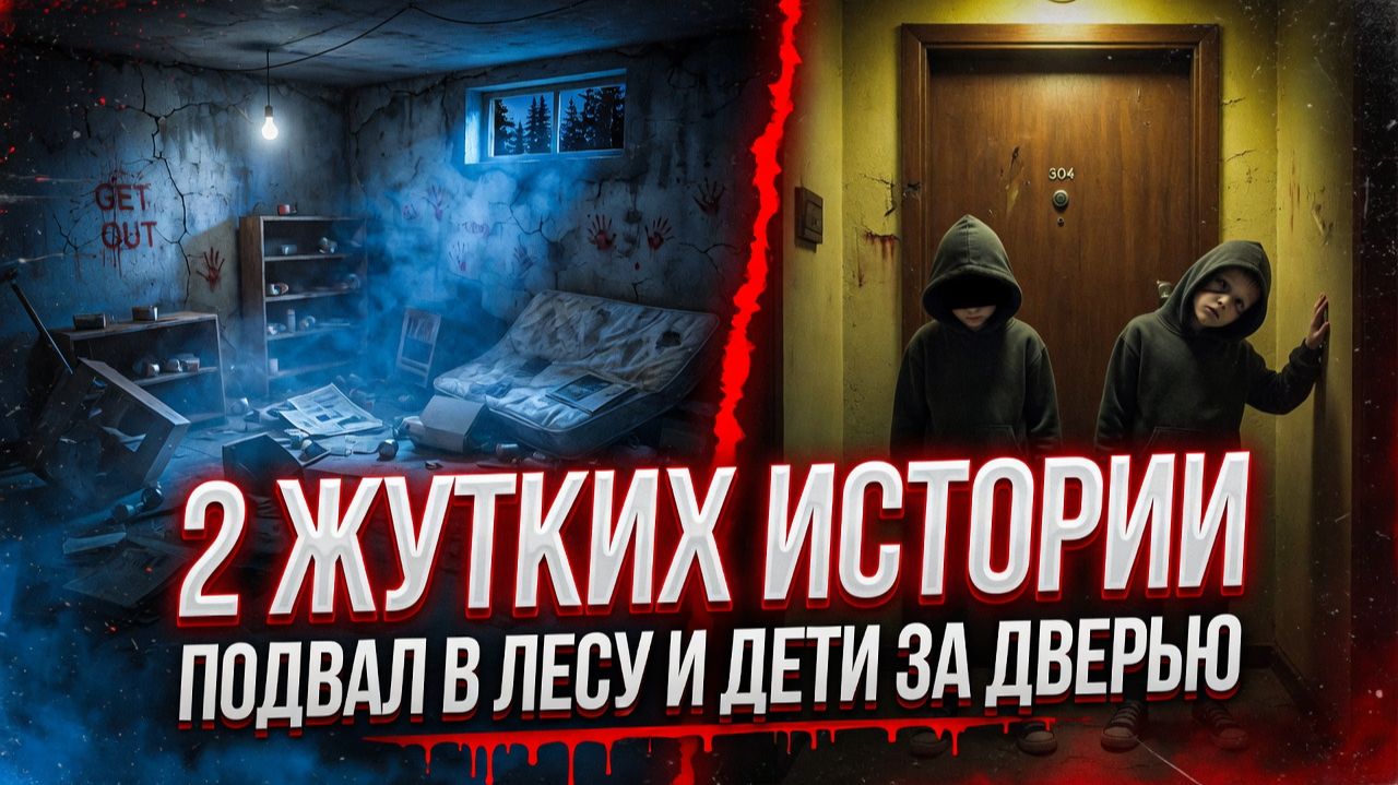 2 Жутких Истории: Подвал в Лесу и Дети за Дверью