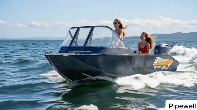 Обзор лодки из пнд на воде от Pipewell надежная пластиковая лодка