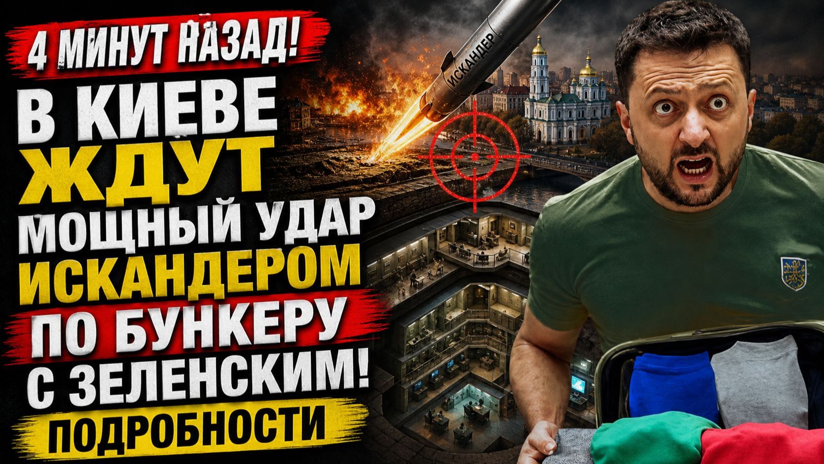 В КИЕВЕ ВОЛОСЫ ДЫБОМ! Возмездие ГРЯНЕТ по Украине..Зеленский в  бункере