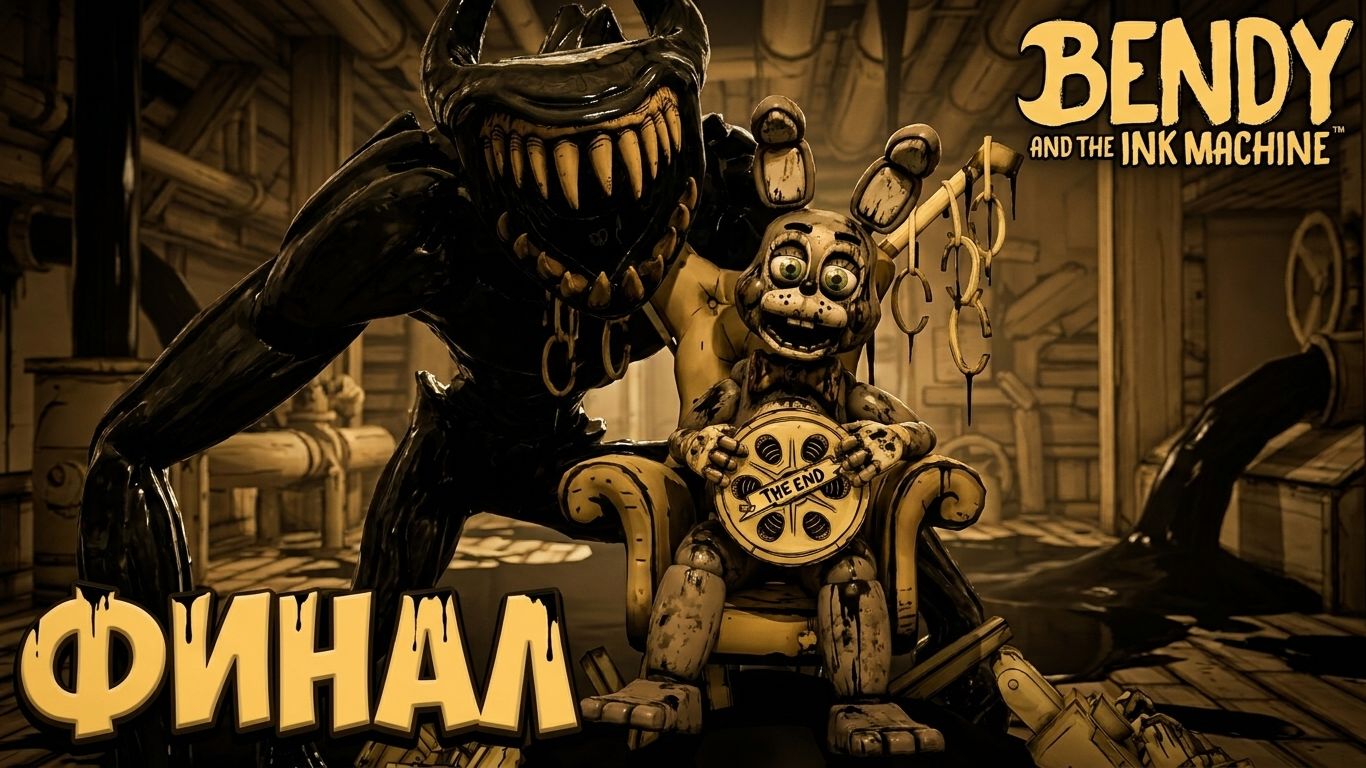 🔷ПРОЩАЙ ЧЕРНИЛЬНЫЙ МОНСТР - ФИНАЛ🔷Bendy and the Ink Machine #5