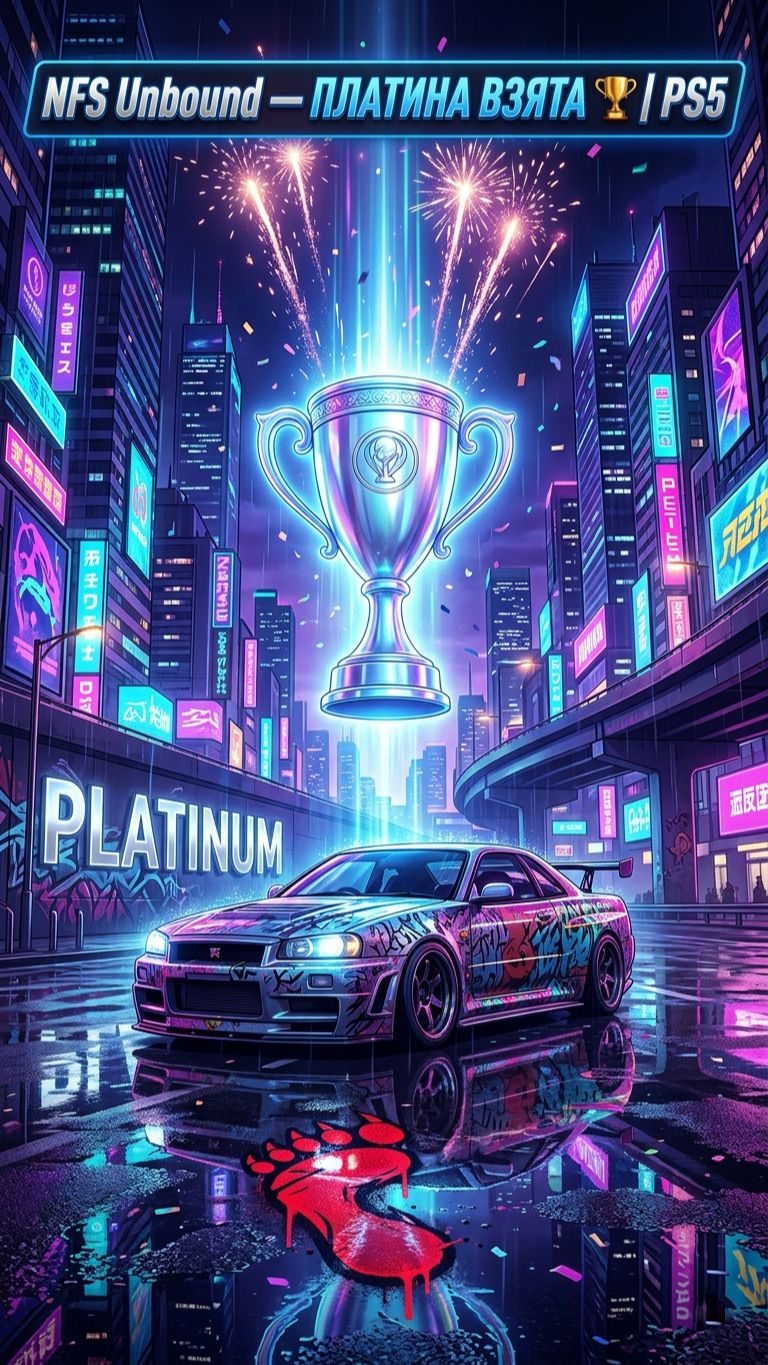 NFS Unbound — ПЛАТИНА ВЗЯТА 🏆  — 100% ЗАКРЫТО 💀 🔥 | PS5